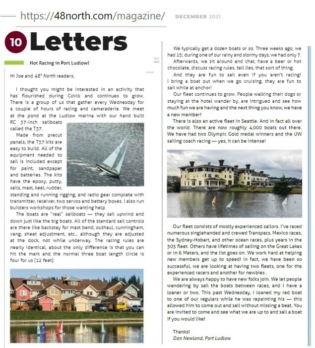 T37s in 48north magazine – RCMSC